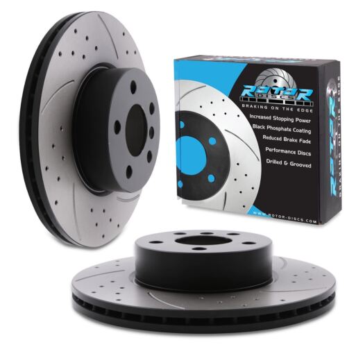 Front Drilled Grooved Vented 307mm Brake Discs For BMW G20 G21 330 ...