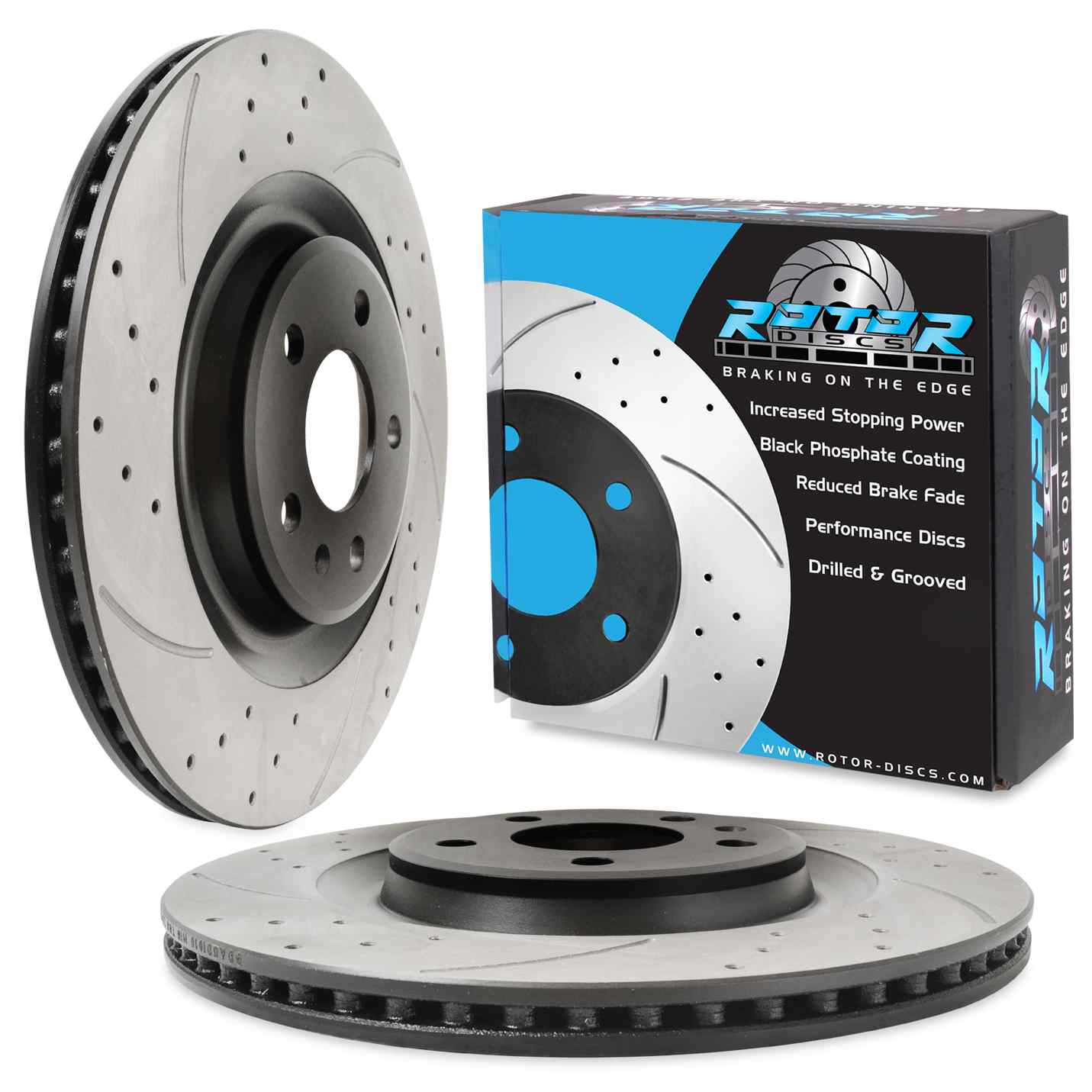 Rear Drilled Grooved 330mm Brake Discs For Audi A6 C7 & A7 4G8 12 ...
