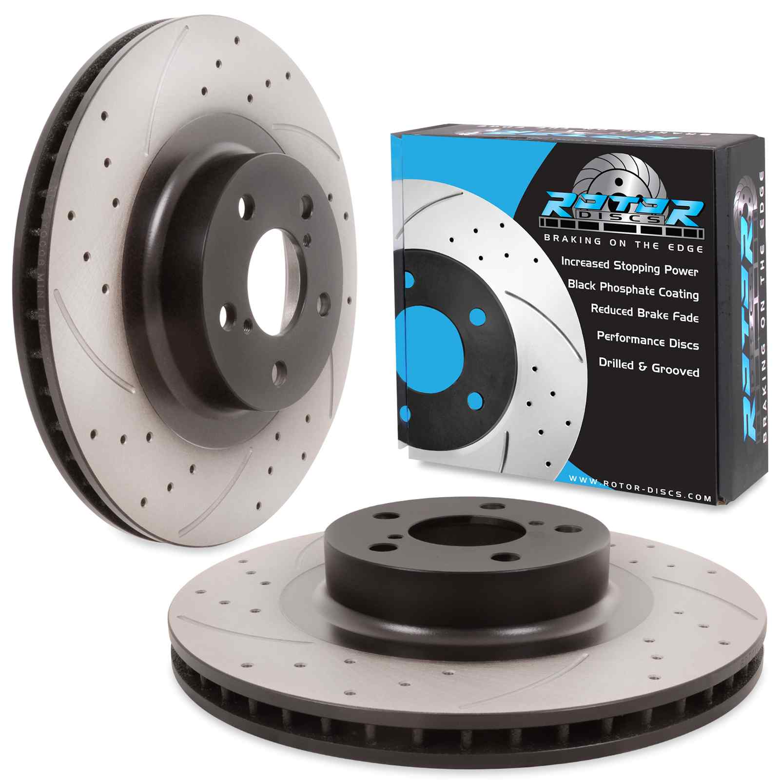 Front Drilled Grooved 294mm Brake Discs For Toyota GT86 Subaru BRZ 2.0 ...
